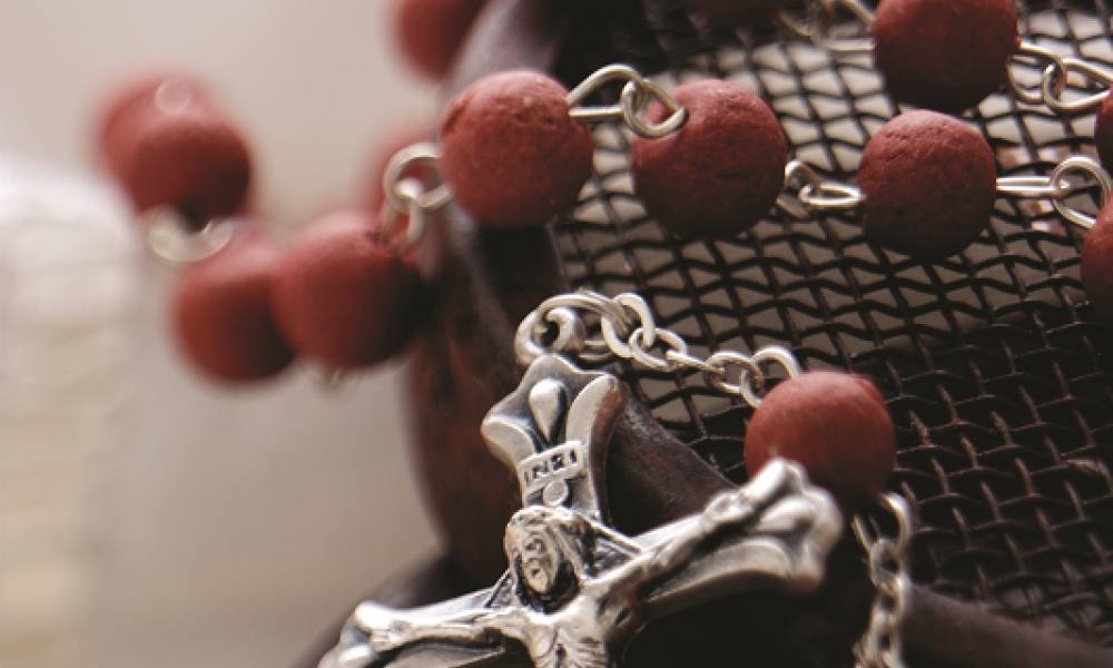 How to Make a Rosary Out of Roses | Faith Magazine