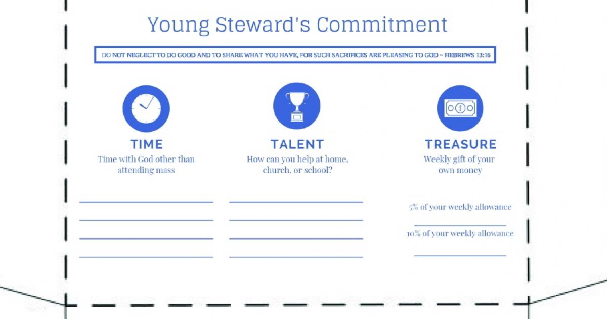 A letter to parents regarding stewardship for children | Faith Magazine