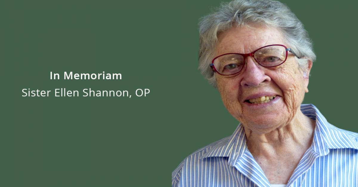 In Memoriam Sister Ellen Shannon, OP | Faith Magazine