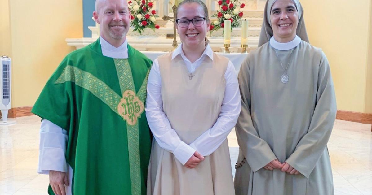 Young Woman From the Diocese Enters Religious Life | Faith Magazine